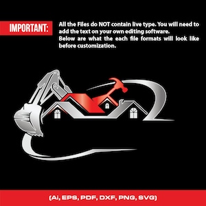 House Construction Logo, DIY Logo Template, House Builders Logo, Home ...