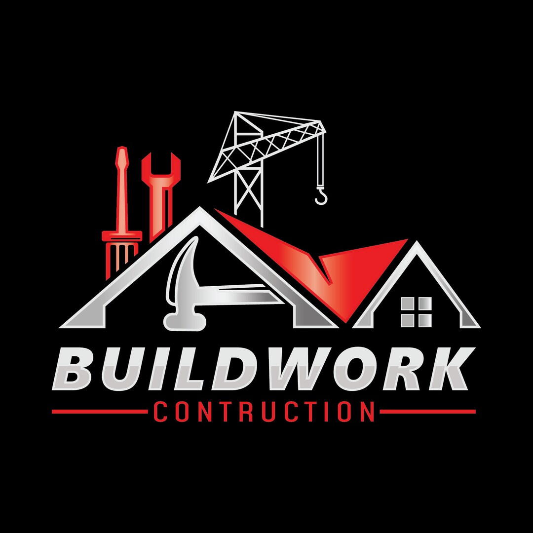 House Construction Logo, DIY Logo Template, House Builders Logo, Home ...