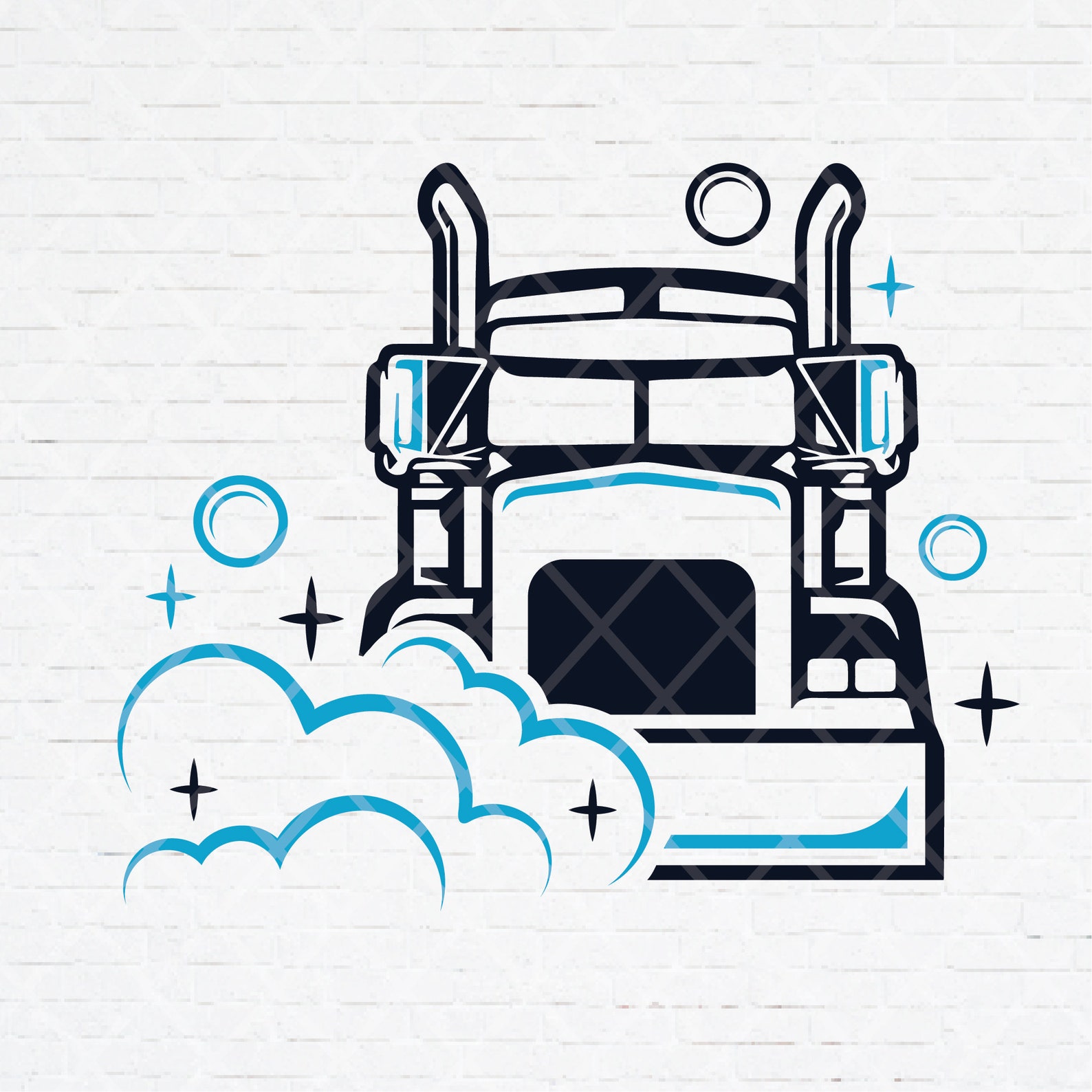 Truck Wash Logo Design: Custom Cleaning Service Branding (digital File ...