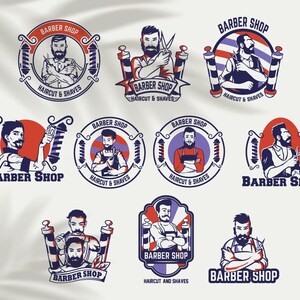 Logotipo de barbería SVG / Barber Sign SVG / Barber Svg / Logotipo de ...