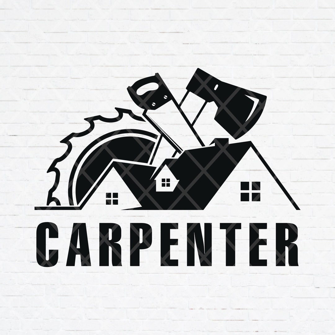 Carpenter Tools Silhouette, Home Builder Logo SVG PNG (digital File) - Etsy