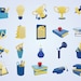 3D Education Student Element Icon. 3d Icons Bundle. 3d Object Blender ...