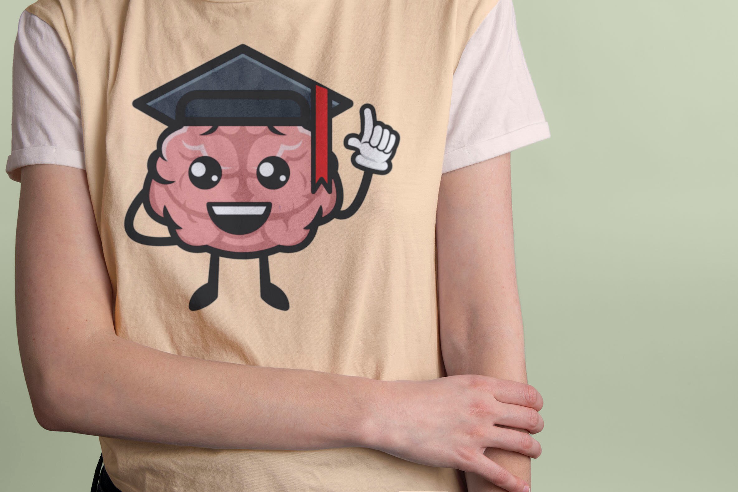 Cute Chibi Brain Mascot Collection: SVG Bundle Files of 9 - Etsy UK