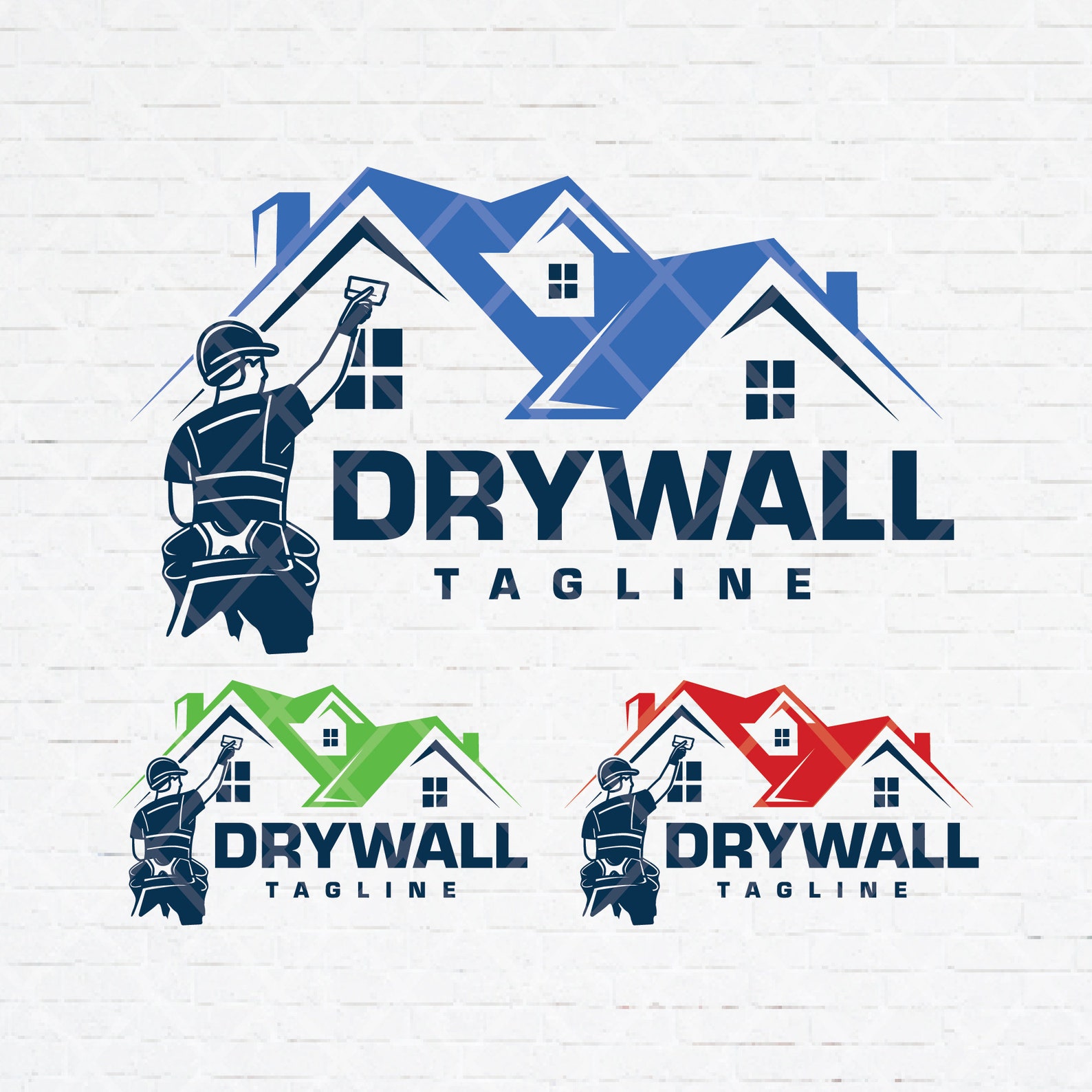 Drywall Logo, Custom Logo Design, Drywall Personalized Logo Design ...