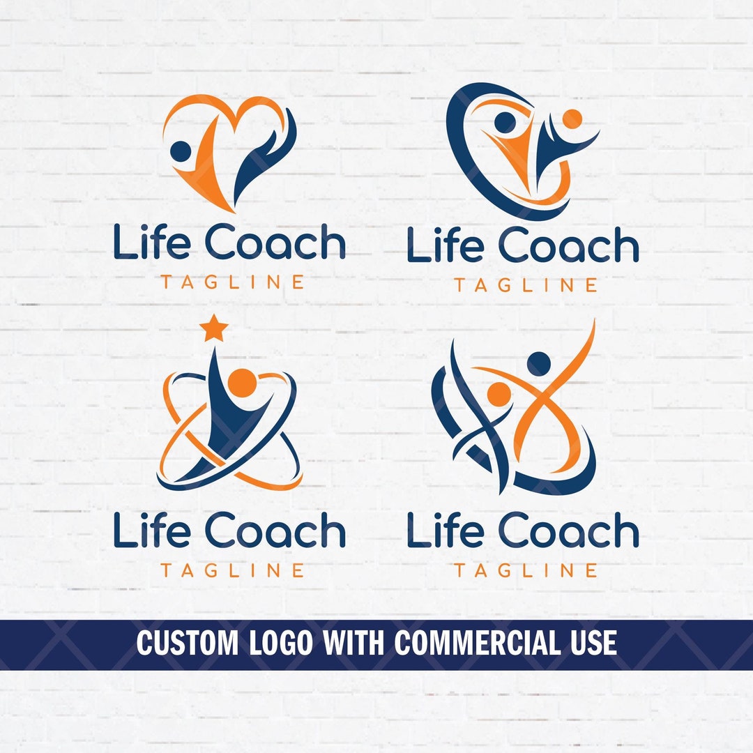 Custom Life Coach Logo, Personalized Yoga Logo, Life Wellness Logo SVG ...