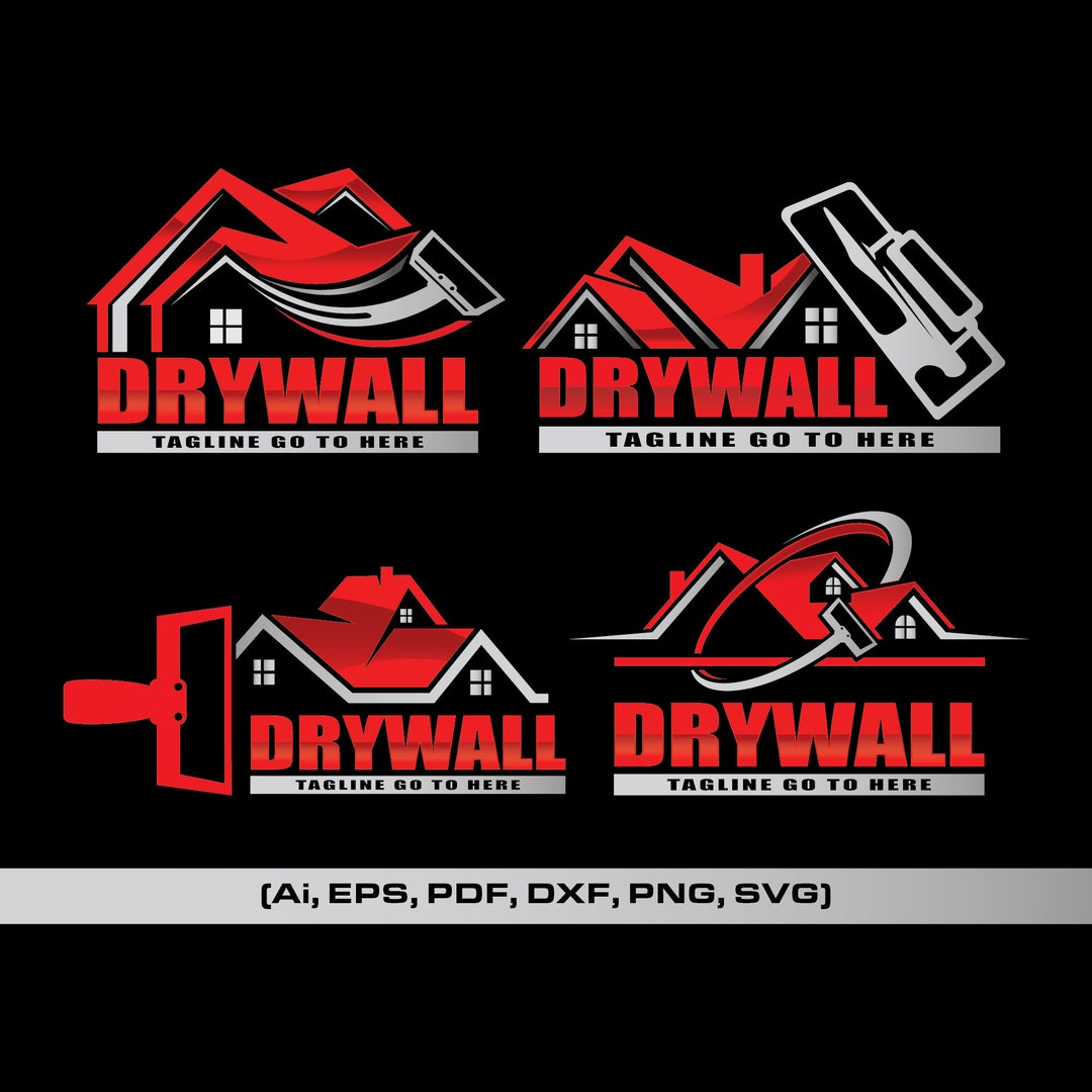 Drywall Logo, Custom Logo Design, Drywall Personalized Logo Design ...