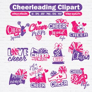 Cheer Quote Clipart, Cheerleading Svg Png, Team Shirt Design, Megaphone ...