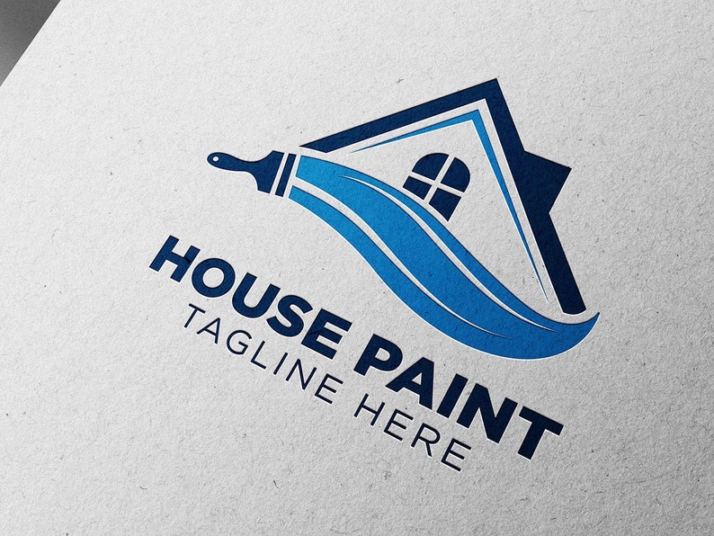 Plantilla de logotipo de pintura y remodelación de la casa: - Etsy México Plantilla de logotipo de pintura y remodelación de la casa: - Etsy México