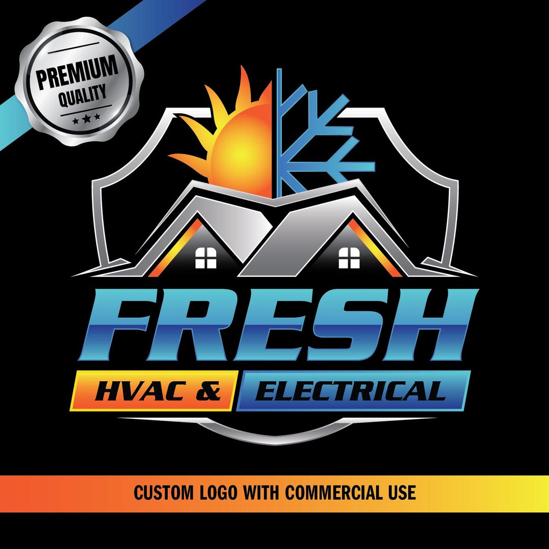 HVAC Repair Vector Logo Design Template, DIY Air Conditioner Logo, Home ...
