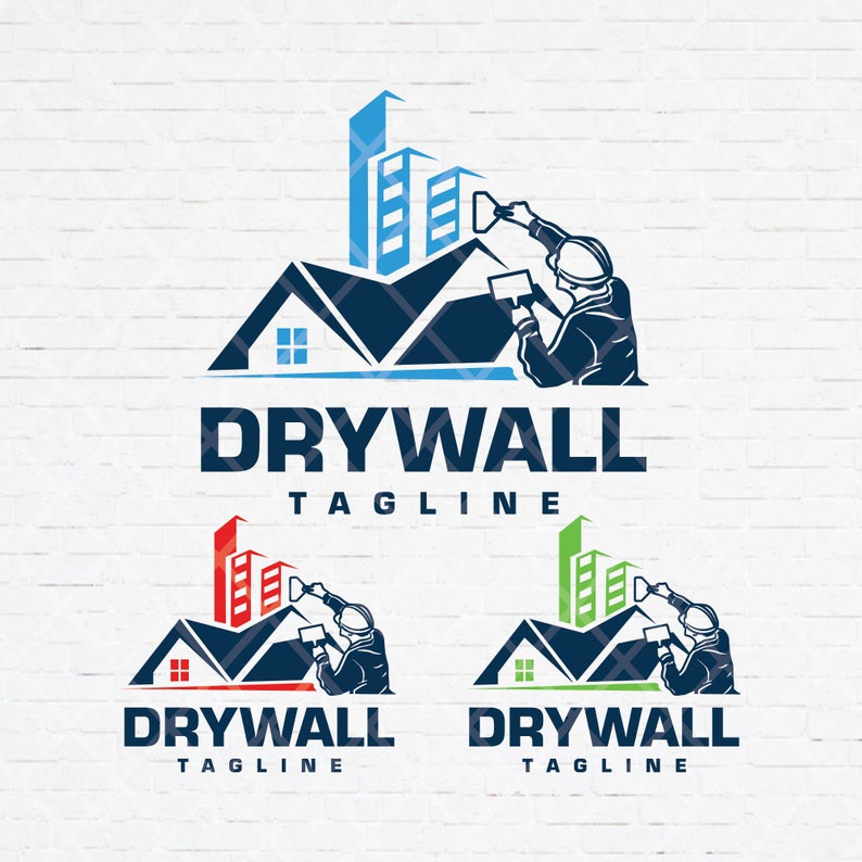 Drywall Logo Custom Logo Design Drywall Personalized Logo - Etsy