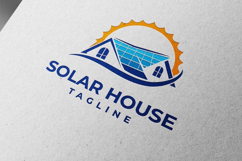 Sun Solar House Energy Logo Design Collection. SVG Bundle - Etsy