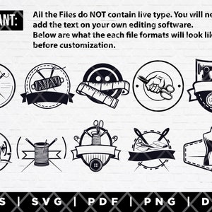 12 Tailor Svg Bundle, Sewing Machine Svg, Sewing Svg Clipart, Tailor ...