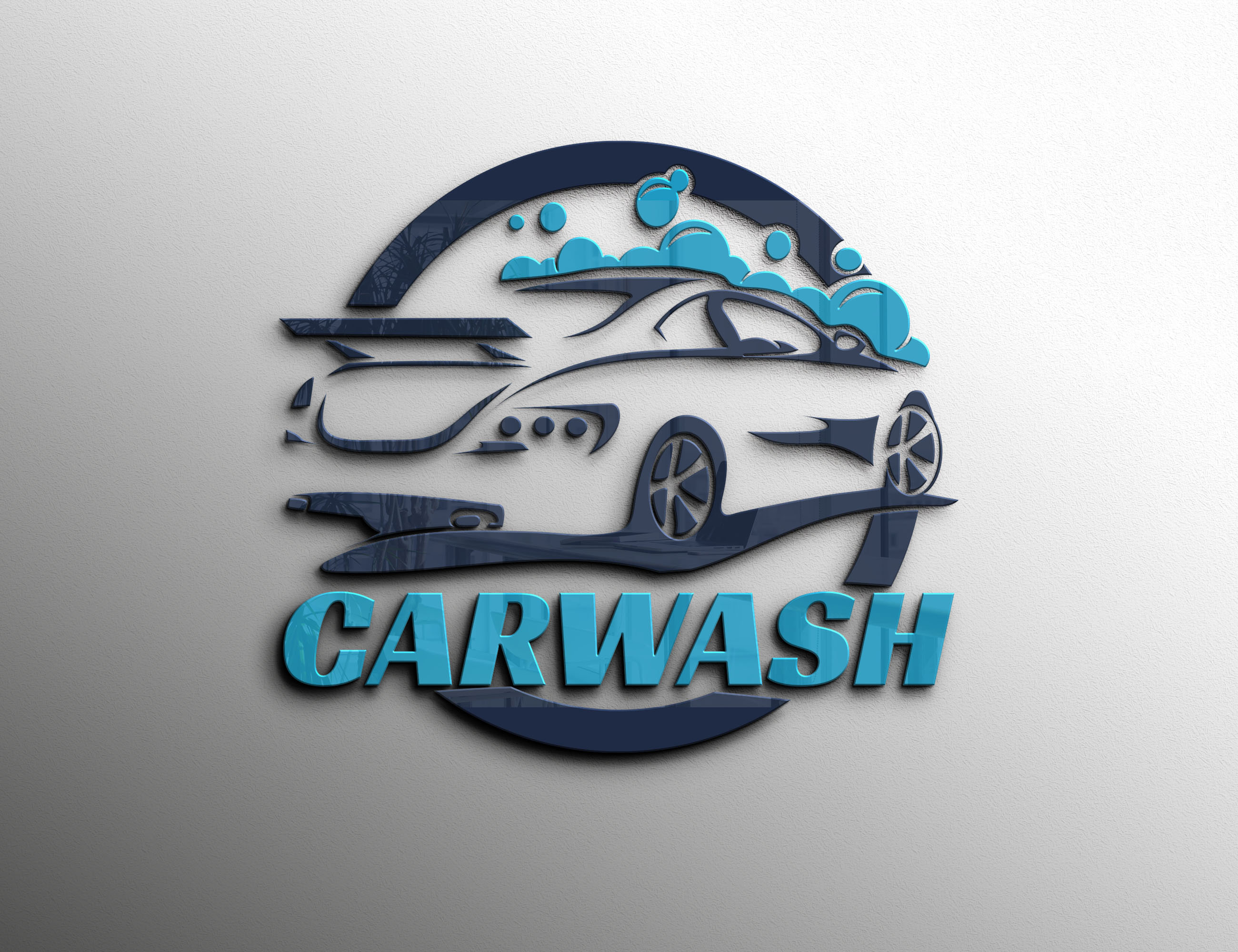 Collection of Car Wash or Car Cleaning Logo Template: SVG Files for ...