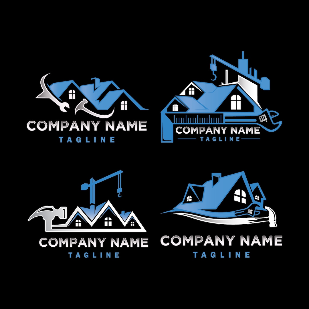Custom Real Estate Logo Design, Construction Logo DIY, Logo Maker for ...
