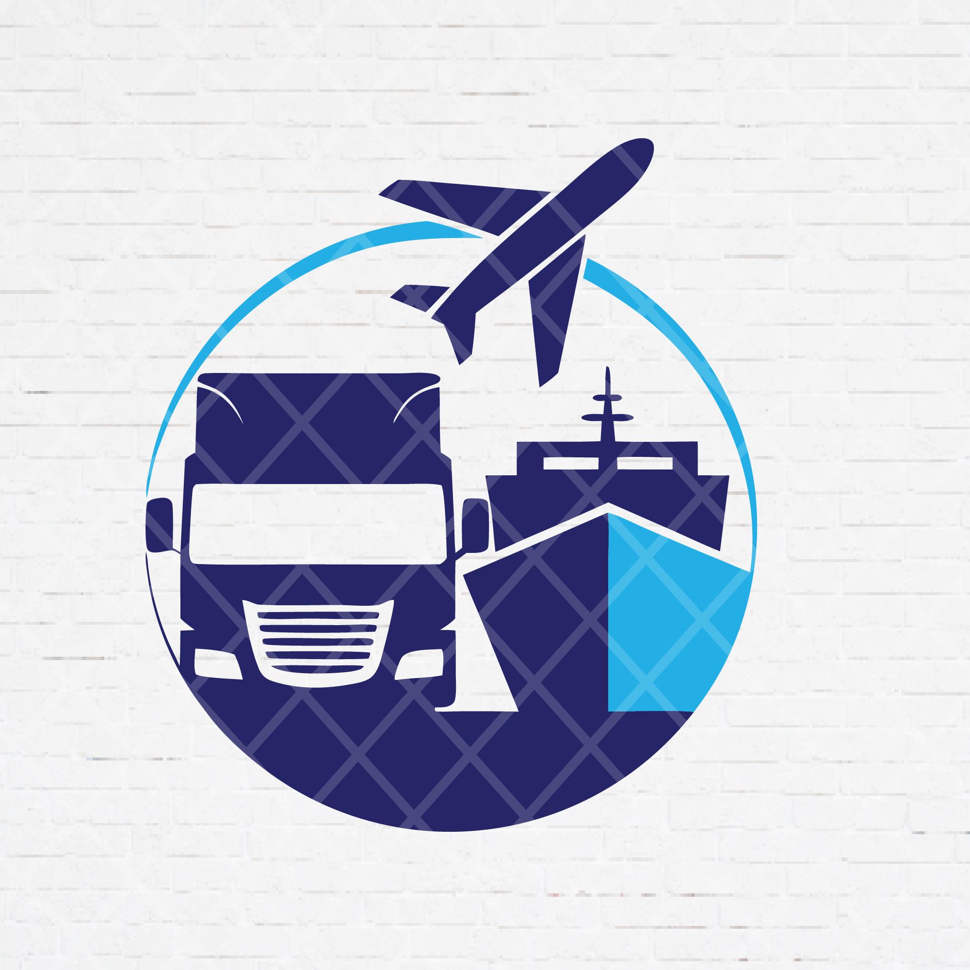 Custom Logistic Delivery Logo, Personalized Cargo Transportation Logo ...