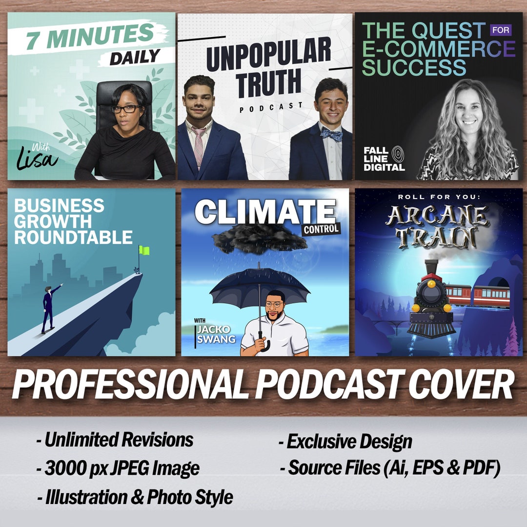 I Will Design Custom Professional Podcast Artwork, Podcast Thumbnail ...