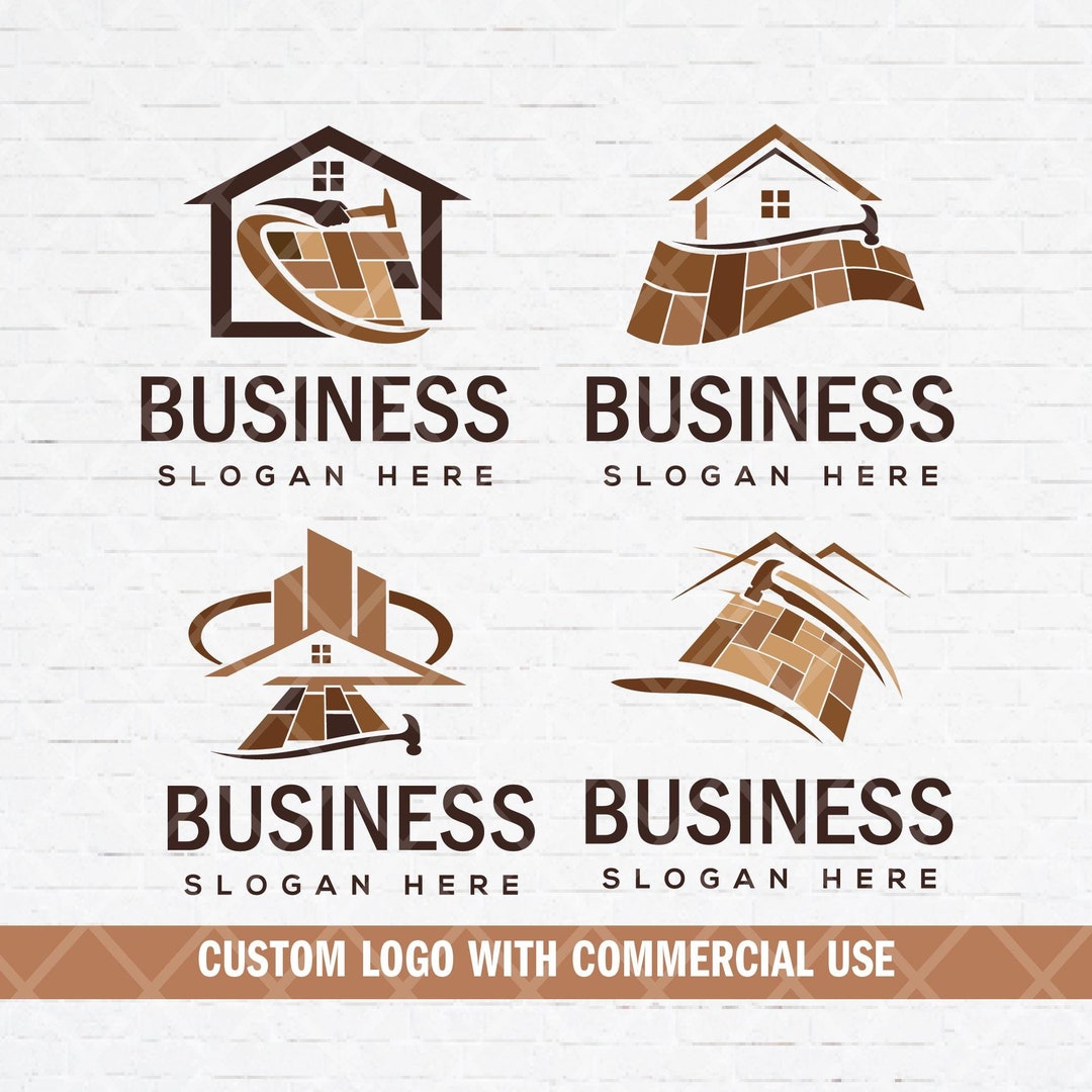 Custom Flooring Logo, Floor Installer Logo, Flooring Repairs Logo, DIY ...