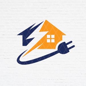 Custom Electrical Company Logo, Personalized Electrician Logo ...