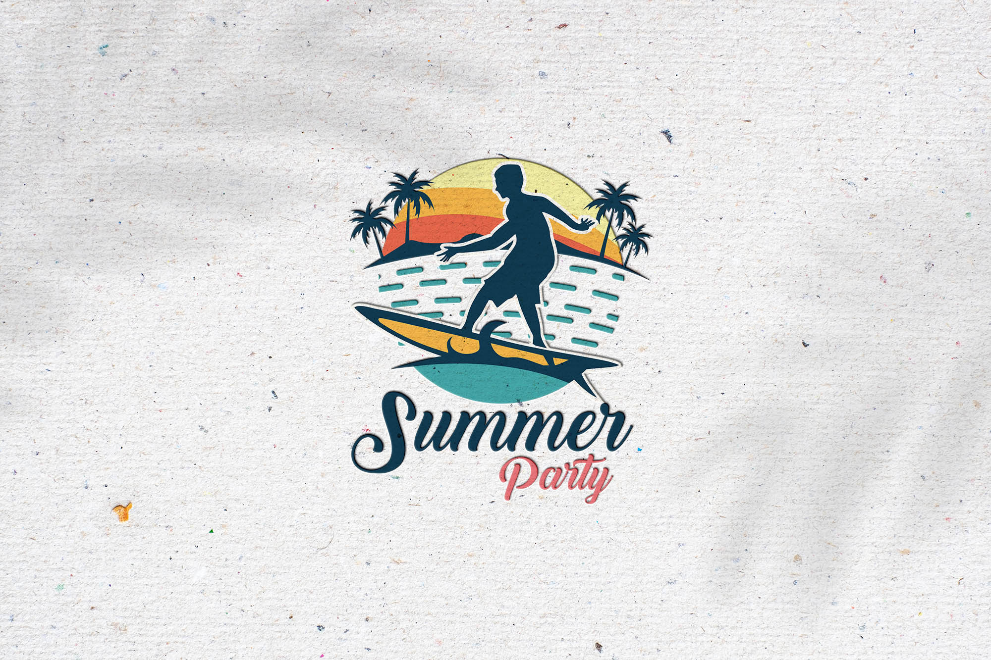 Summer Surfing Vector Illustration Surfing Svg Summer Shirt - Etsy