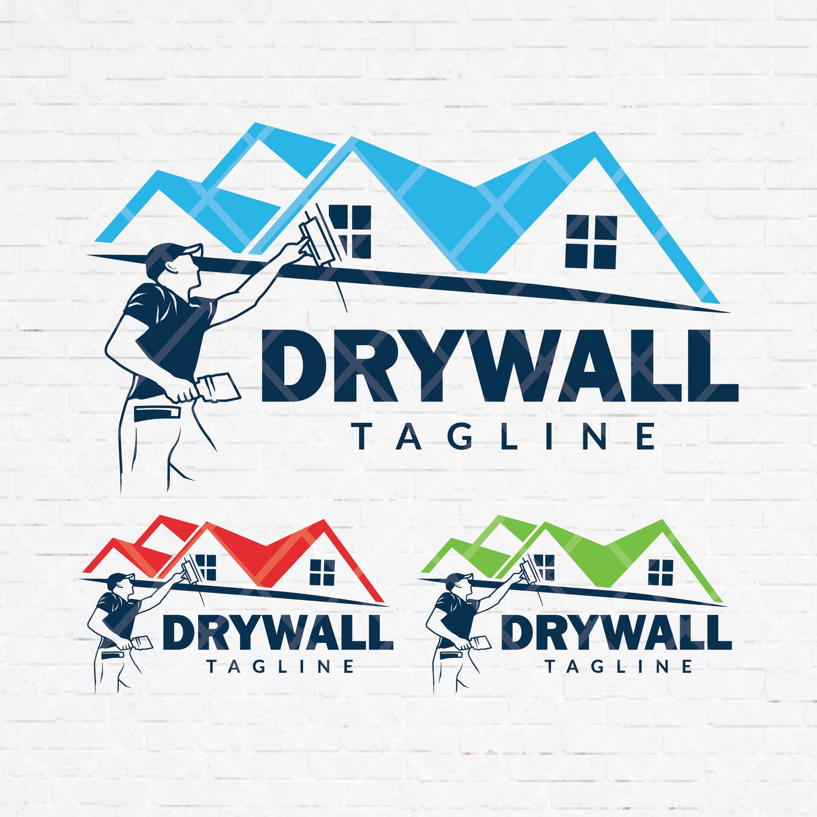 Drywall Logo, Custom Logo Design, Drywall Personalized Logo Design ...