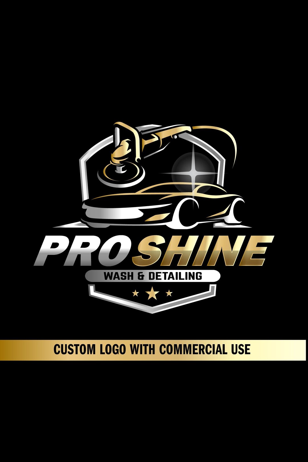 Custom Car Wash and Detailing Logo, Custom Auto Care Logo, Automotive ...