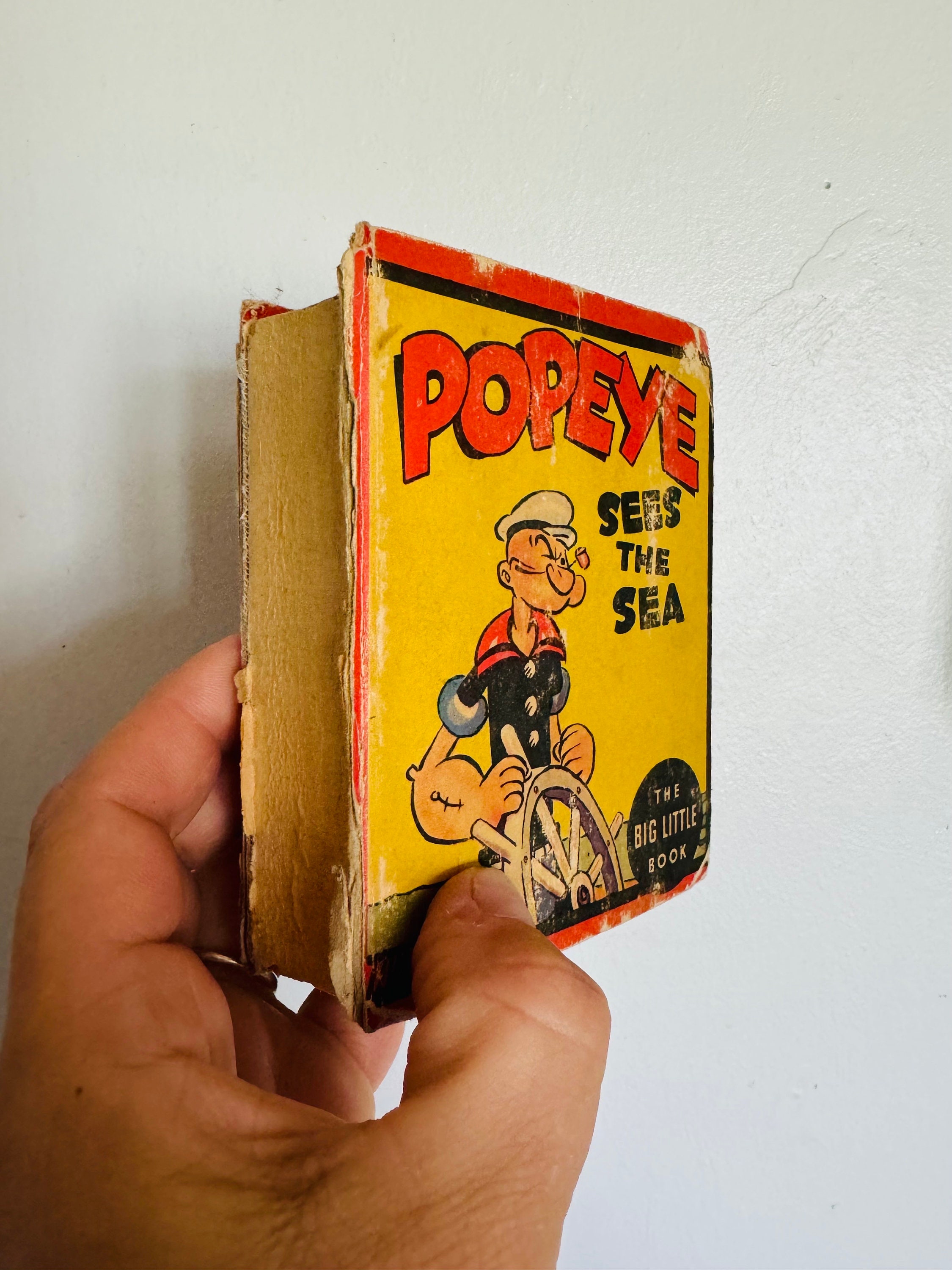 Vintage 1930’s Popeyes Small Big Book/ Popeyes Antique Book/ - Etsy