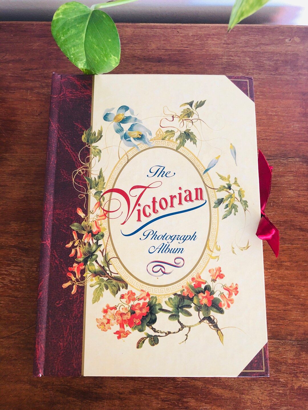 The Victorian Photo Album/vintage Flower Photo Album/1994 Photo Album ...