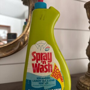 Spray and Wash Laundry Soil Remover/ 1960’s Vintage Cleaner/ Vintage ...
