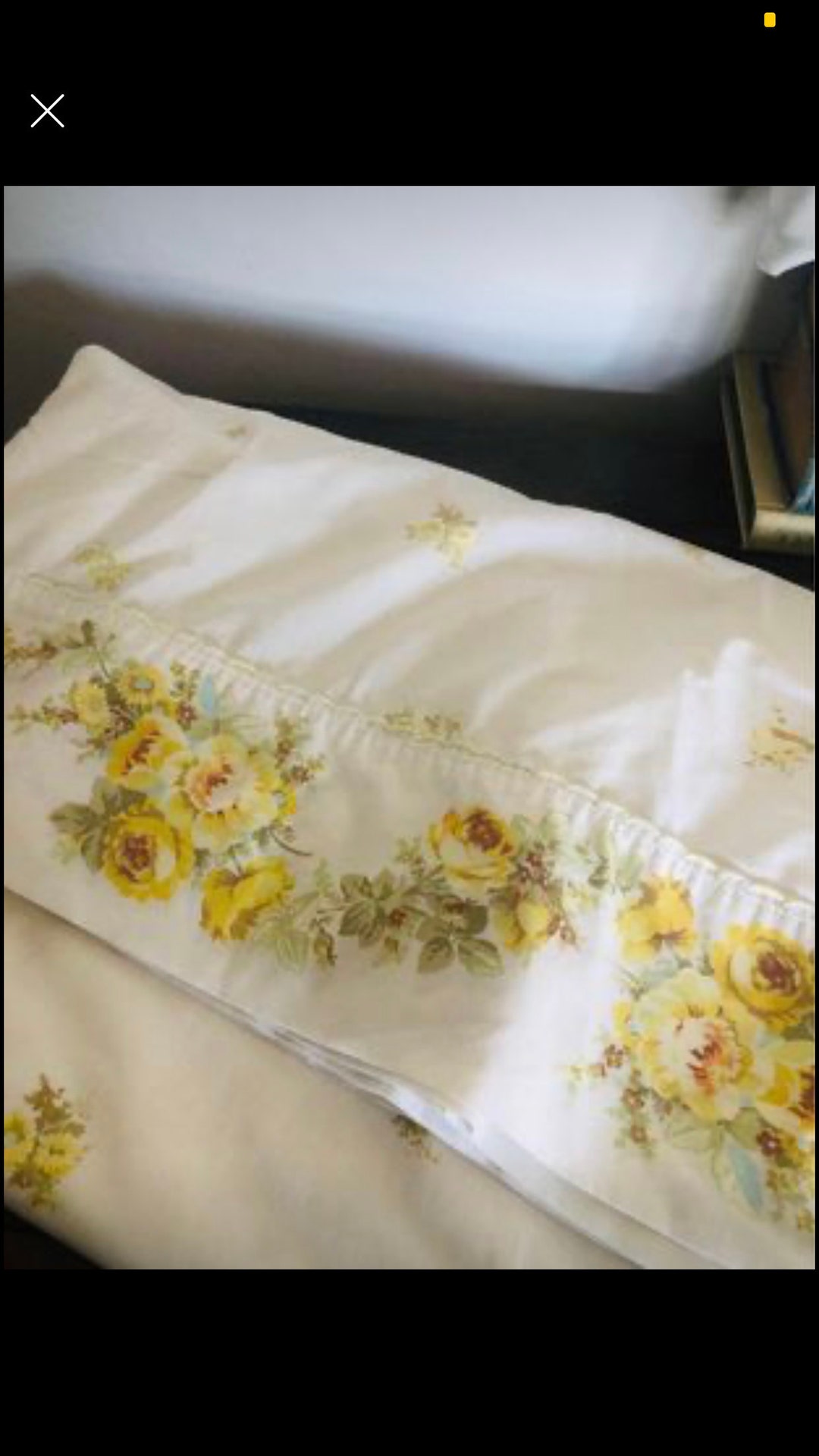Sears Fitted and Flat Sheets/ Yellow Rose Vintage 70’s Sheets ...