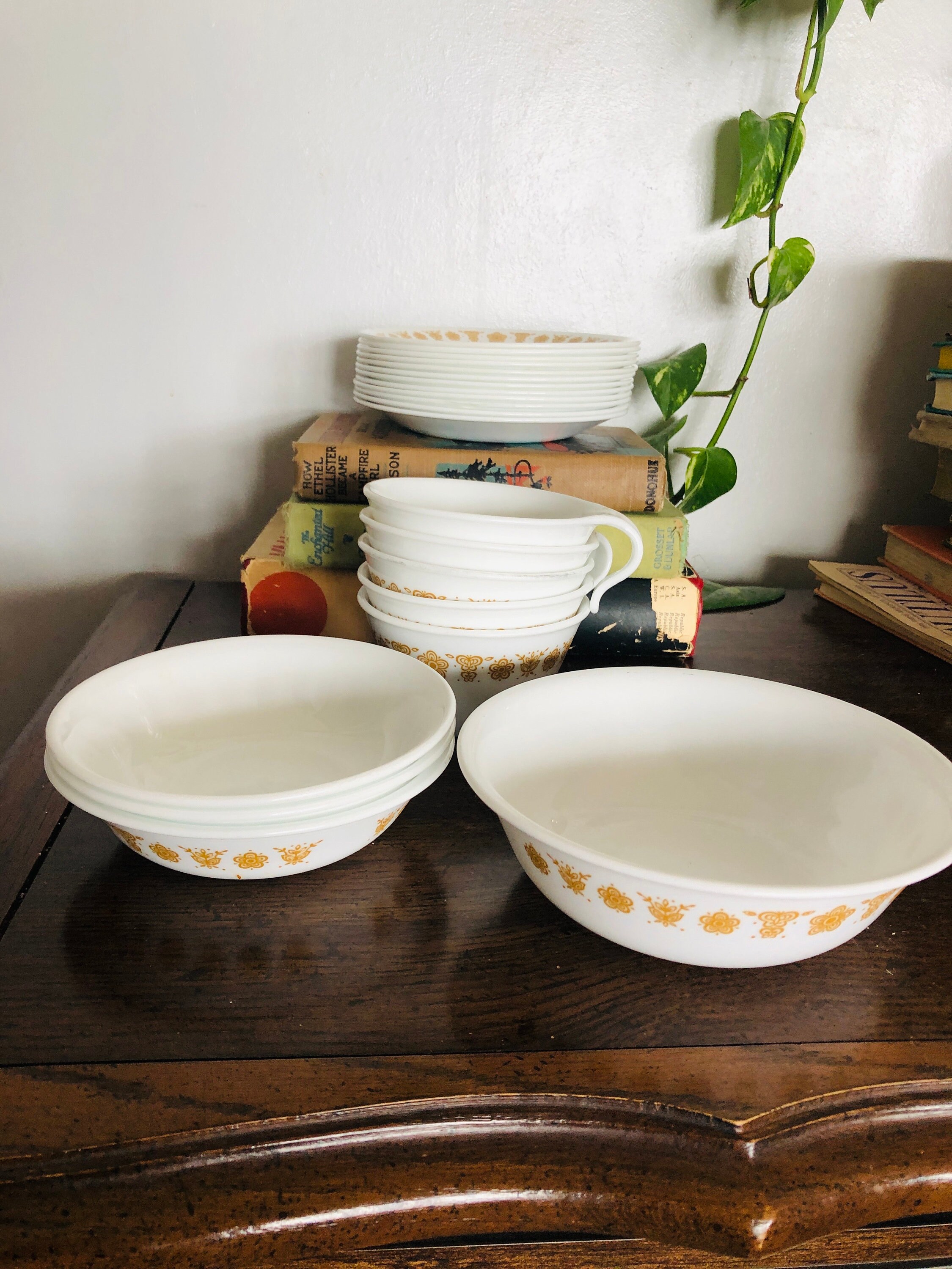 Vintage Corelle Corning Plate and Cup Set/butterfly Gold/ - Etsy