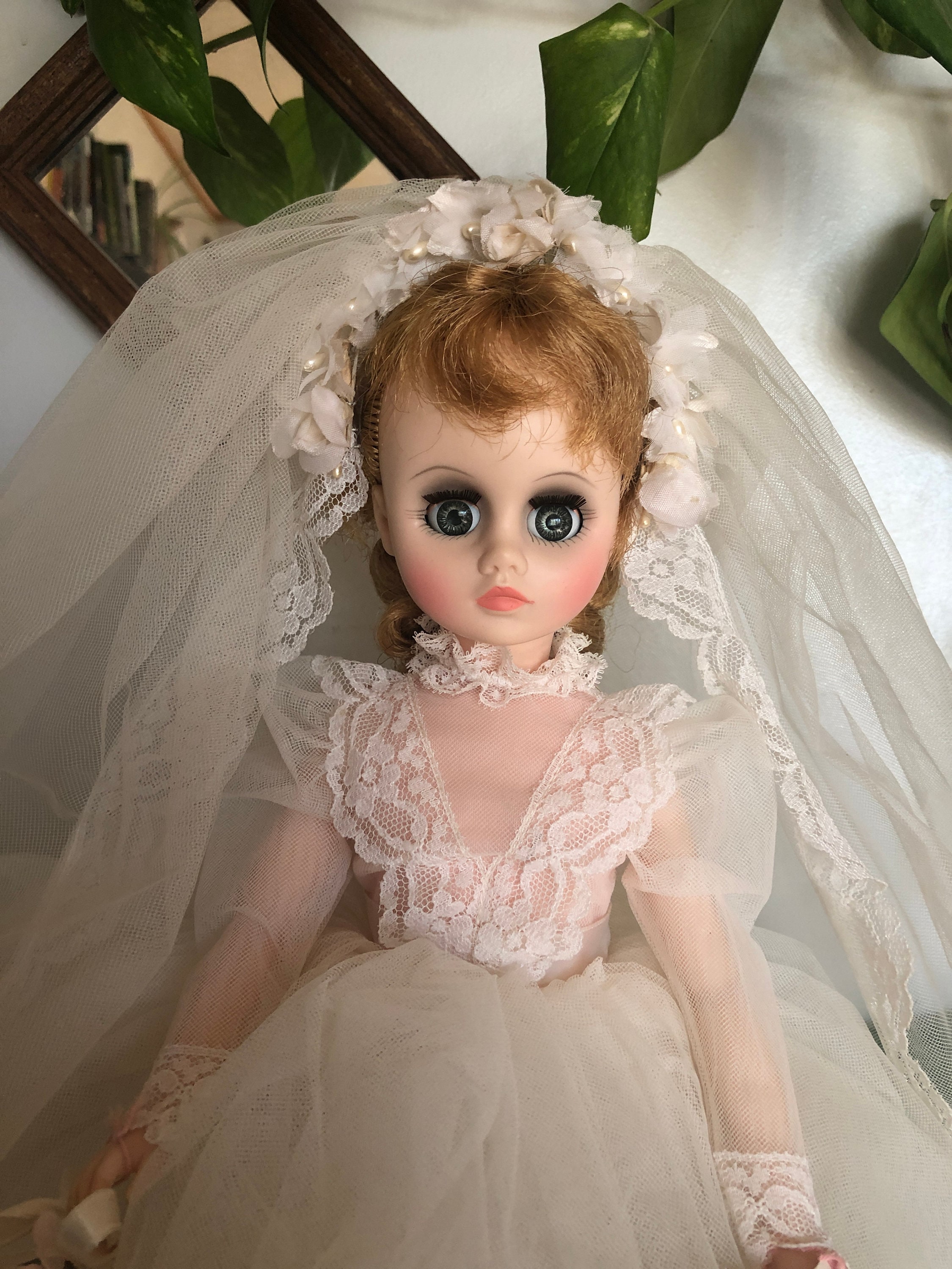 Vintage Doll/madame Alexander Vintage Bride Doll/elise Doll/ New York ...