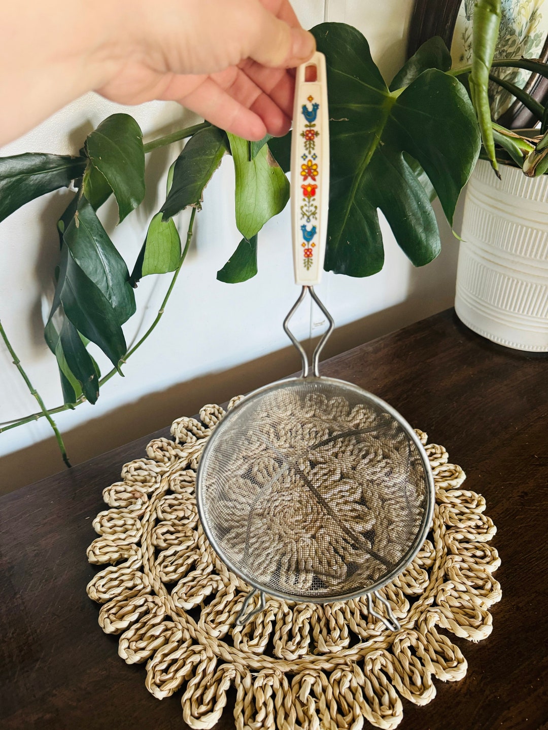 Vintage Corningware 1975 Metal Strainer/ Kitchen Gadgets/ Kitchen Tools ...