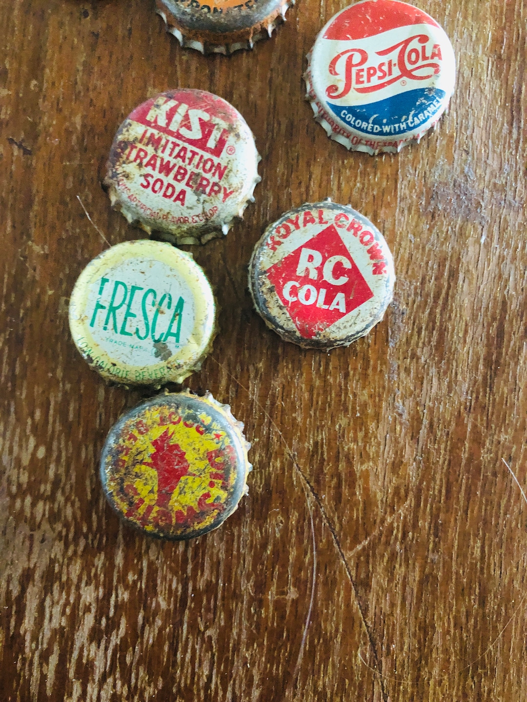 Cork Bottle Caps/vintage Bottle Caps/old Soda Tops/novelty Bottle Caps ...