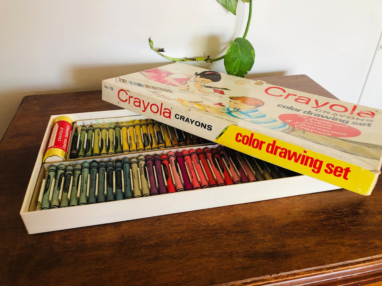 Vintage Crayola Coloring Set/1950's Crayons/vintage Art - Etsy