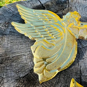 Vintage MCM Angel Thin Brass Wall Decor/ Christmas Holiday Home Decor ...