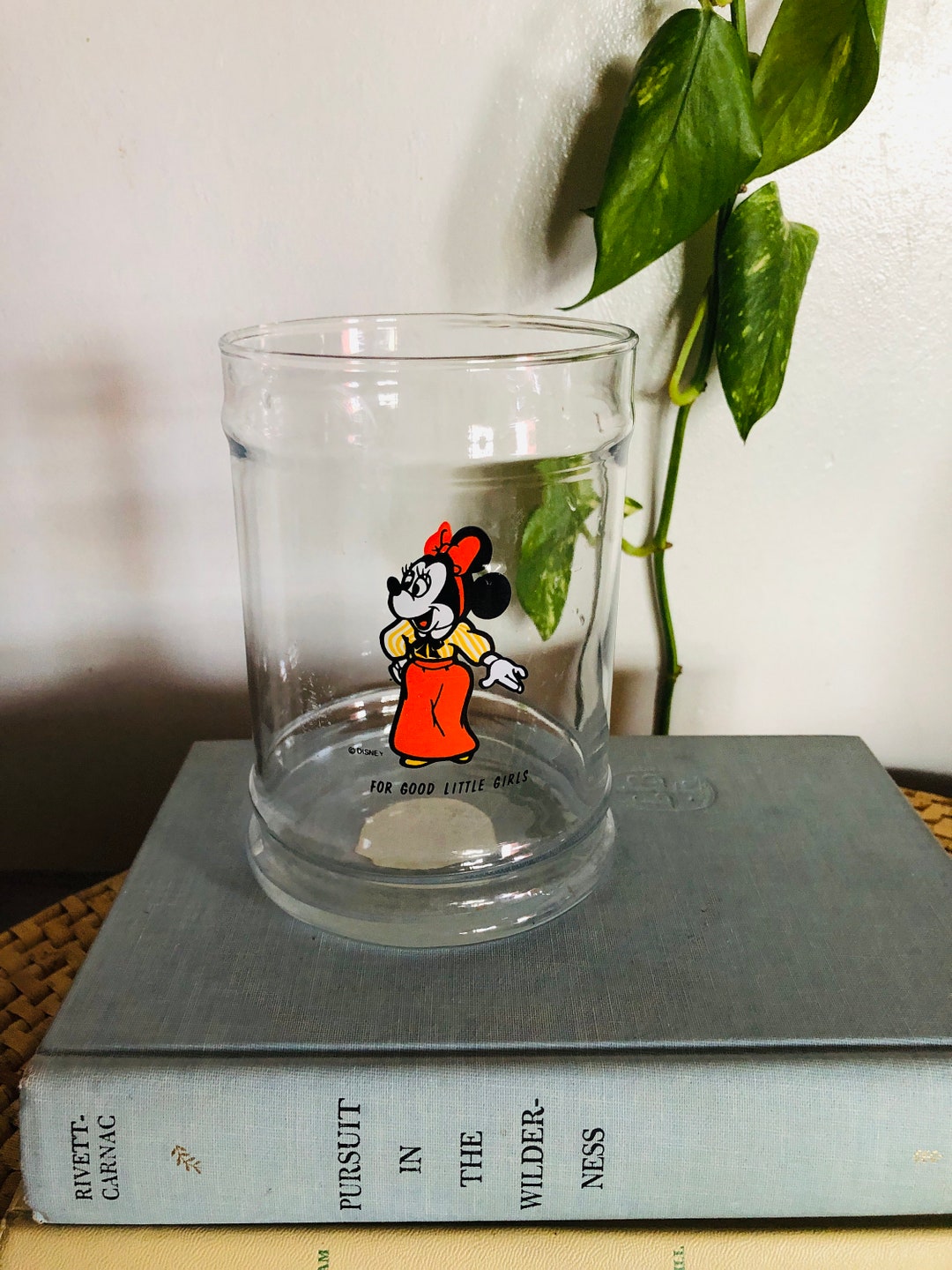 Minnie Mouse Vintage Candy Jar/ Disney Vintage Glass Jar/ for Good ...