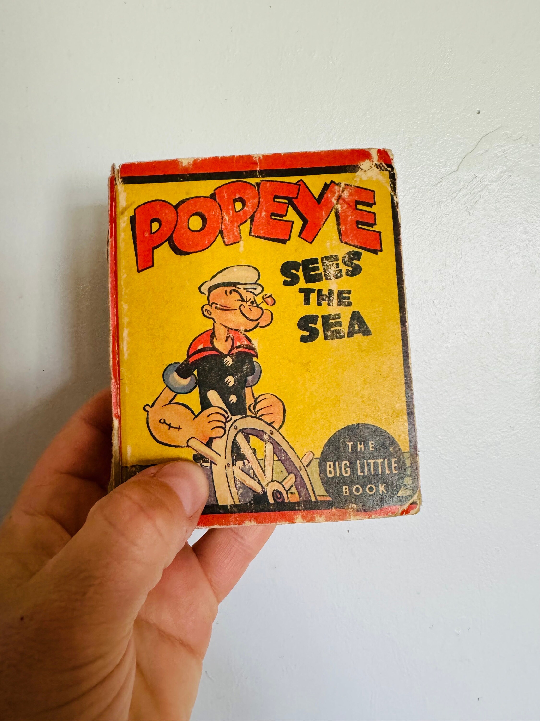 Vintage 1930’s Popeyes Small Big Book/ Popeyes Antique Book/ - Etsy