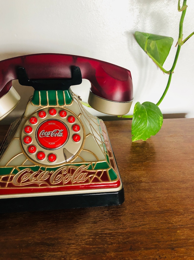Vintage Holiday Coca Cola Telephone/collective Coca Cola Retro Phone ...