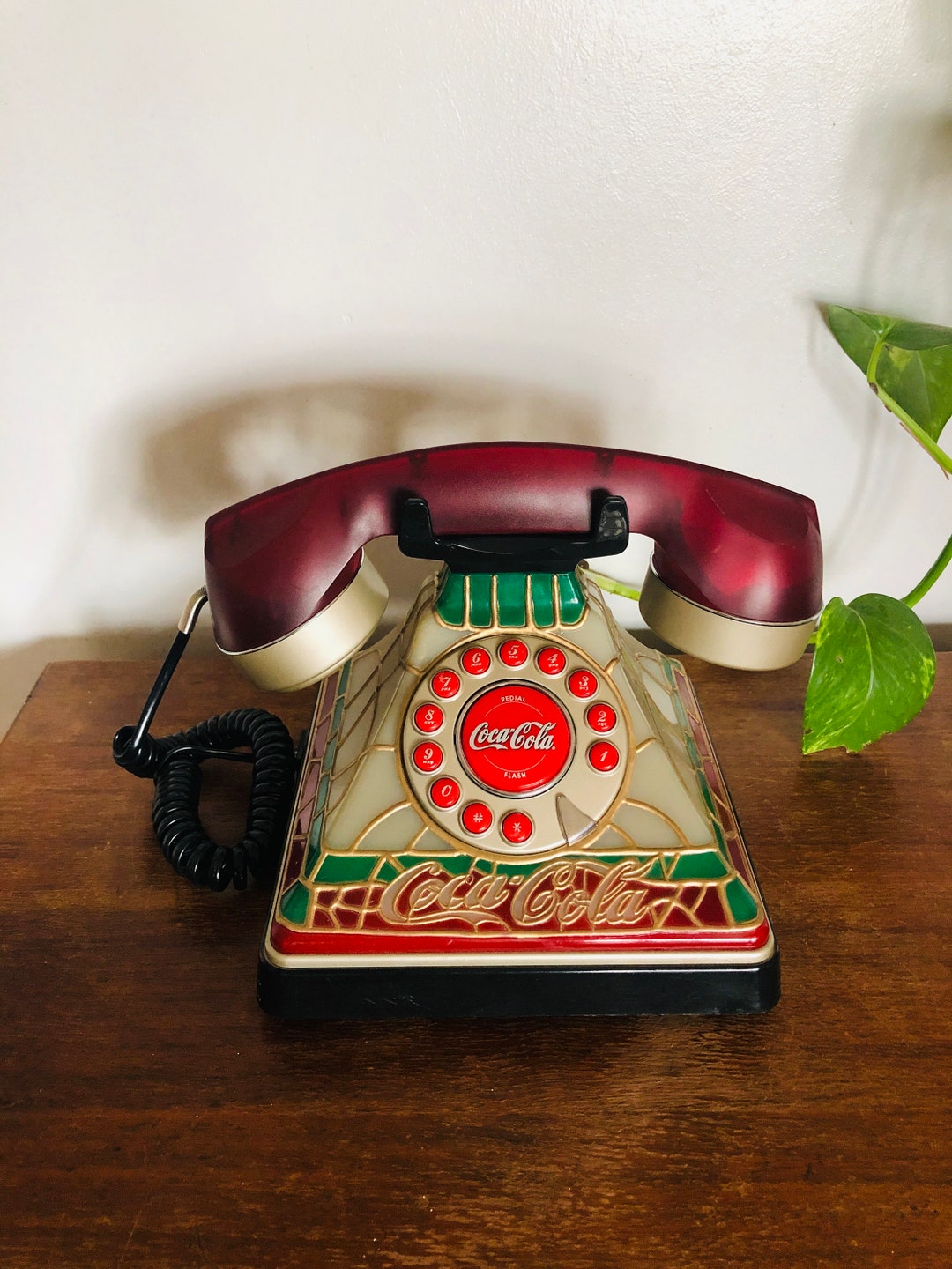 Vintage Holiday Coca Cola Telephone/collective Coca Cola Retro Phone ...