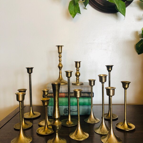 Old Candlesticks - Etsy