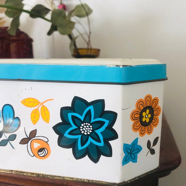 Floral Tin Box - Etsy
