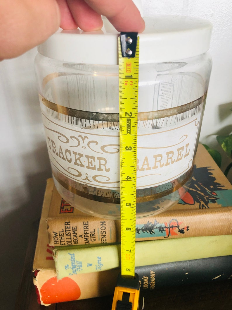 Pyrex Cracker Barrel/ Cracker Box/ Vintage Pyrex Cracker Storage/ Gold ...