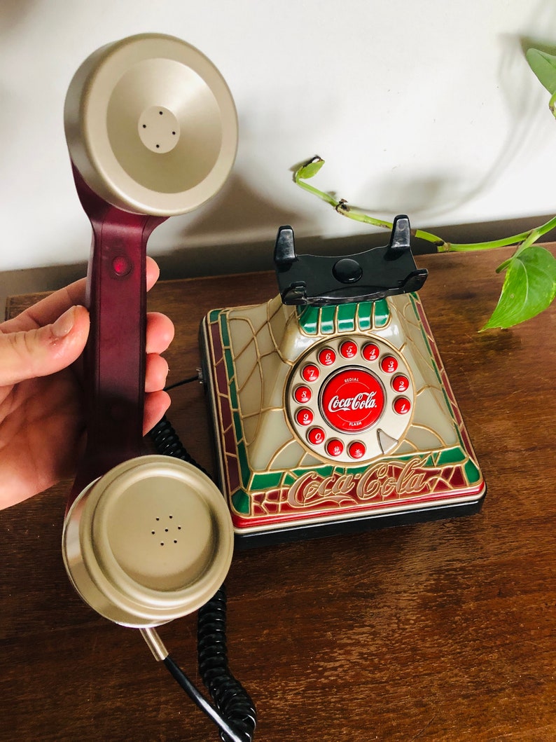 Vintage Holiday Coca Cola Telephone/collective Coca Cola Retro Phone ...