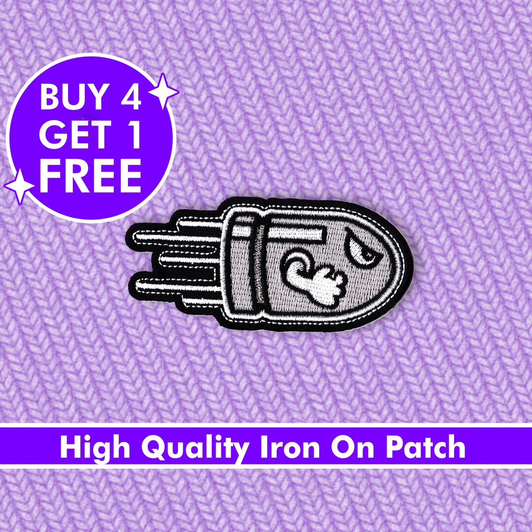Funny Bullet Bill Patch Super Mario Cute Patches Iron on Patch - Etsy