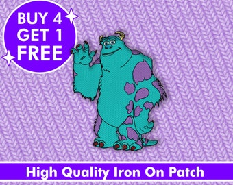 Monster Inc Patches Iron on Mike Patches Iron on Patch Patches - Etsy