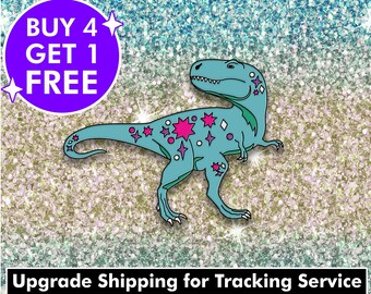 T-rex Enamel Pin - Etsy