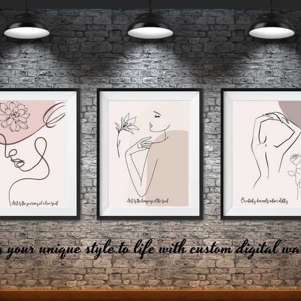 Prints Wall Art Set of 3 - Etsy
