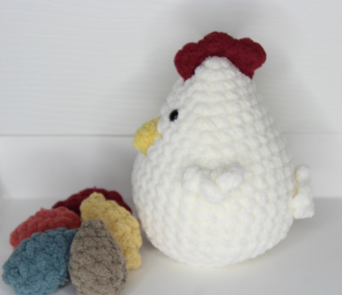 Bitty Betty, the Egg Laying Chicken Crochet Pattern - Etsy