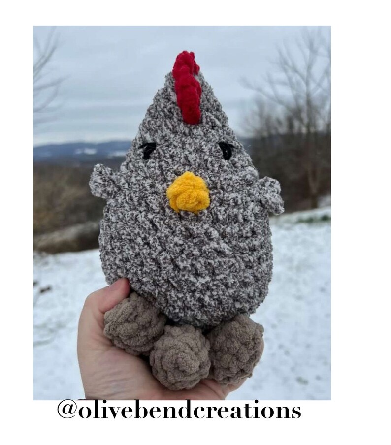 Bitty Betty, the Egg Laying Chicken Crochet Pattern - Etsy