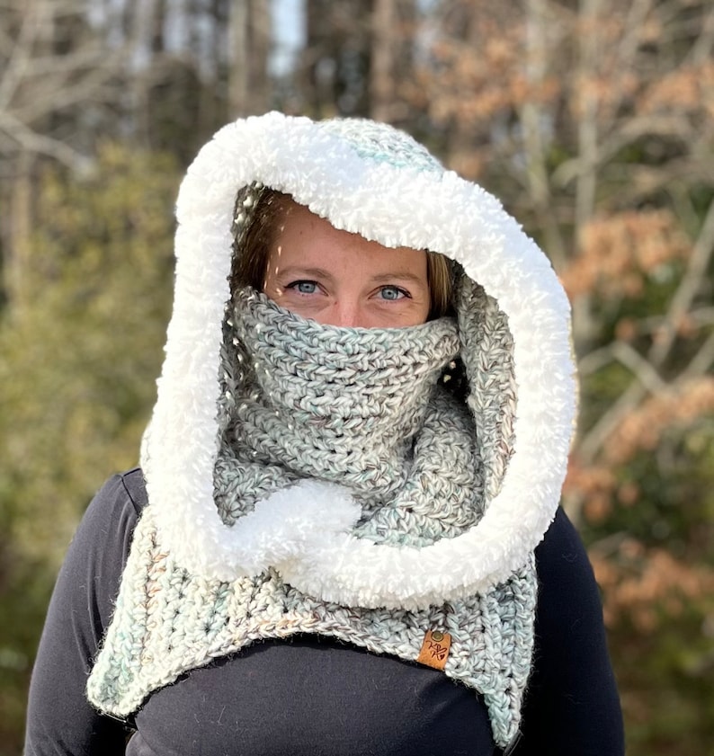 Matrixx Hood, Crocheted Hooded Cowl, Crocheted Matrixx Hood - Etsy